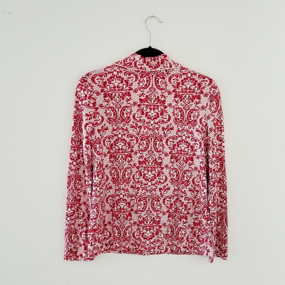 Soma | Intimates & Sleepwear | Soma Red White Paisley Damask Soft ...